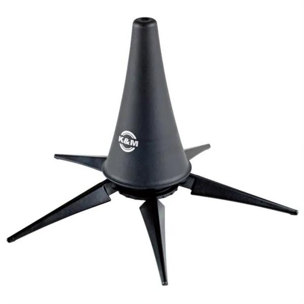 K&amp;M　クラリネット用スタンド　【15228】　カラー：ブラック世界のトップブランドとして、最高の品質と信頼のスタンドメーカー『K&amp;M』。ベル内収納型のクラリネットスタンド。ベルと下管を個別に収納するケースにも対応したショー...