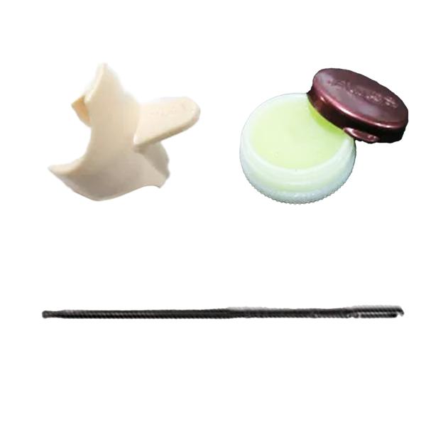 302B,303B用の指かけと掃除棒とグリスの３点セットです。指かけの色：アイボリー