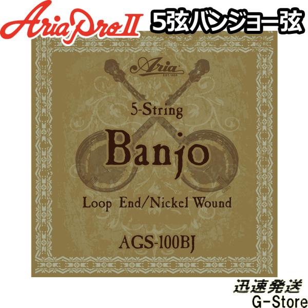 5-String Banjo Strings5弦バンジョー用ニッケルワウンド弦。ループエンド仕様。ゲージ：.010/.012/.016/.023W/.010
