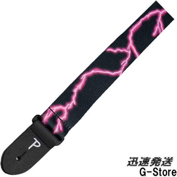 しなやかなポリエステル素材に、遊び心のあるカラフルなプリントが施されたギターストラップです。■長さ：Max 1400mm：Min 840mm　■幅：50mm
