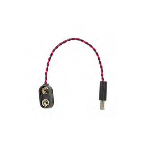 ・9V 乾電池を2.1 標準DC プラグへ変換・電池非対応のエフェクターに電池より供給・センターマイナス仕様