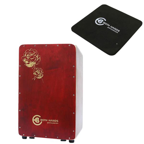 伝統的な音色を再現したROSE Cajon。■ FrontPanel : 3ply Birch Plywood with back balance wood ■ BackPanel : 9mm 9ply Europe Beech Plywo...