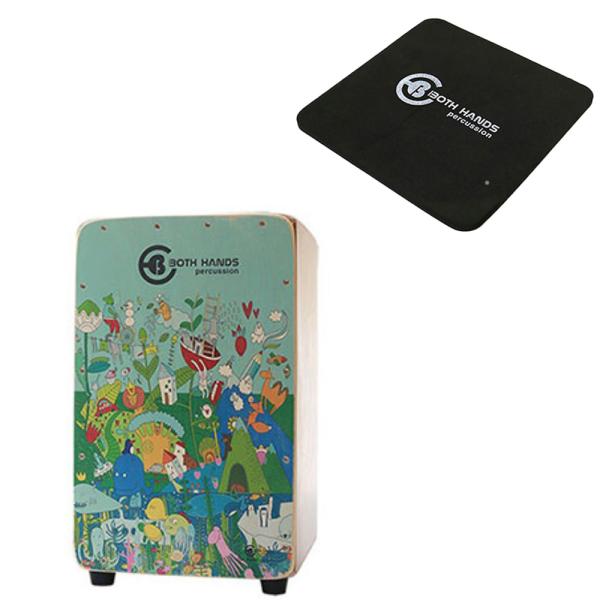 お子様でも楽しんで演奏出来るTeenager Cajon。■ FrontPanel : 3ply Birch Plywood with back balance wood ■ BackPanel : 9mm 7ply Russia Birc...