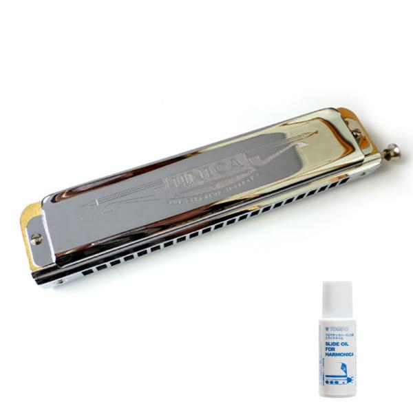 ■ハーモニカスライドオイル安全性の高い原料を成分としたクロマチックハーモニカ用スライドオイルです。スライド部品に薄く塗布する事でなめらかなスライドの動きが得られます。また、スライド部分の気密性を保つ効果もあります。◆内容量：30ml■クロマ...