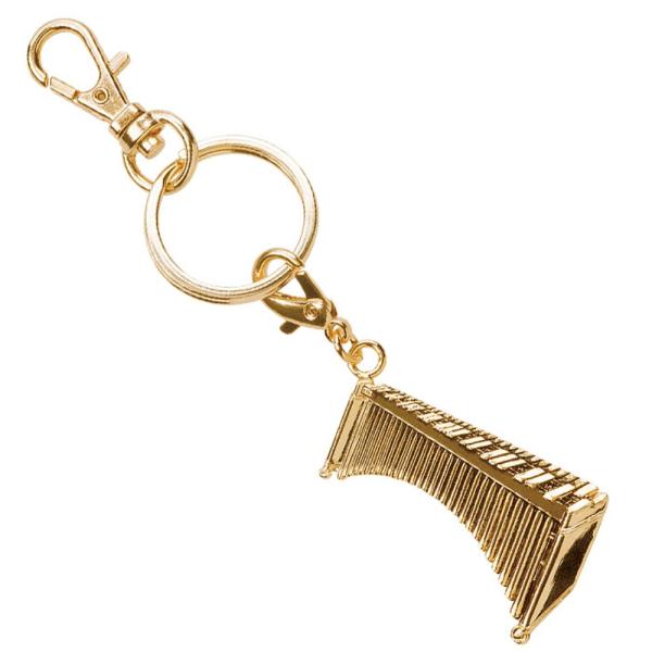 楽器好きには、見逃せない楽器をモチーフにしたキーホルダーです。プレゼントにもオススメです。素材:メタルサイズ:18mm~59mm品番:MM120KHMRGカラー:ゴールド
