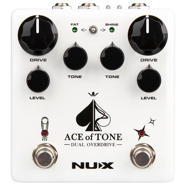 Dual OverdriveACE of TONEエースオブトーンは、NUX "Tubeman MKII" と "Morning Star" を組み合わせたデュアルオーバードライブペダル。多くのギタリストが愛した、2つのオーバードライブを重...