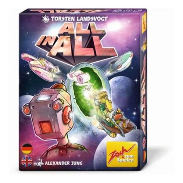 コレクターであるあなたは、宇宙を探索し宇宙の遺物を集めるゲームです。All in All / Zoch社 / Torsten Landsvogt作プレイ人数：3-5人対象年齢：10歳以上プレイ時間：30分