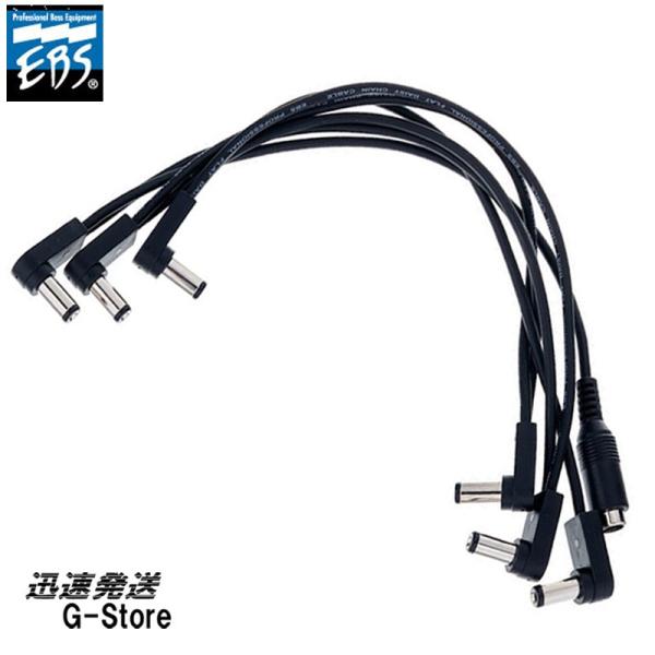 DC Power Split cableコンパクトなDCパワーサプライ用スプリットケーブル。機器側端子には電極を保護するスルーブが付属し、未使用時の不用意な電極のショートなどを防ぎます。ACアダプターの電源を6つのエフェクターに分配可能。エ...