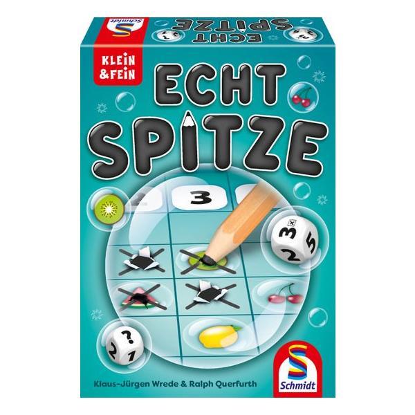 プレイ人数プラス2個のダイスを使います。各プレーヤーに用紙を1枚ずつ配ります。なお、用紙はレベルに応じて3種類入っています。この記録用紙は、リバーシブルで、シャボン玉を割るたびに裏表が反転します。レベル1の用紙（上記写真）ではそれぞれの果物...