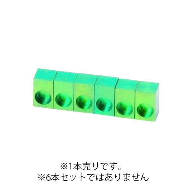 Titanium Saddle Insert?BLUE (1)FU-Tone チタンインサートブロックは、厳選された最高のチタンから作られています。チタンといってもいろいろなグレードがあります。一般的に多くみられるのは40,000Psi（引...