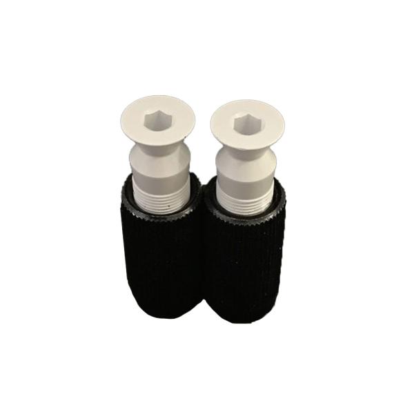 Titanium Bridge Posts WHITE（アンカー付き）厳選された最高品質のチタン製のブリッジポスト。摩耗、消耗、破損に対する耐久性に優れています。注意：例）元々のギター（元々の付いていたブリッジ・ポストを使用）にFloyd ...