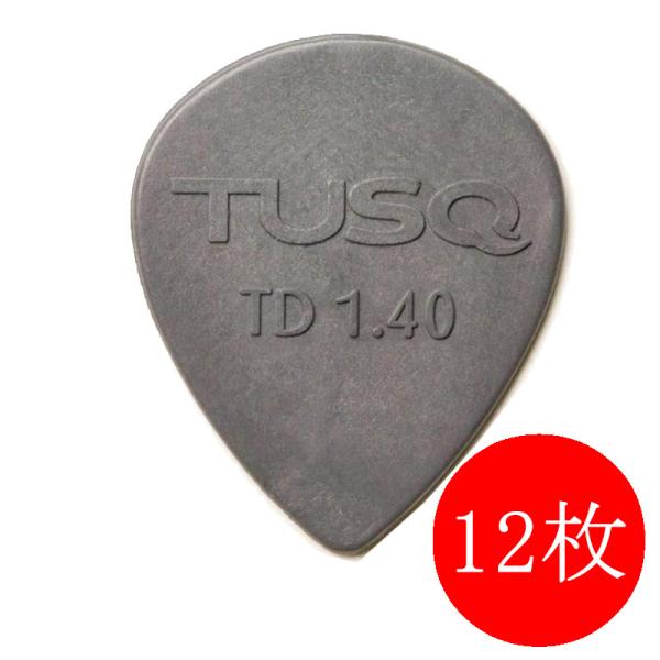 GRAPH TECH 1.40mm PQP-0514-G36×12枚TUSQ PICK ホワイト ブライトトーン ピックギターパーツ等でおなじみのTUSQを素材としたピック。TUSQの持つ骨や合成素材では得られない、さらに象牙にも勝るとも劣...