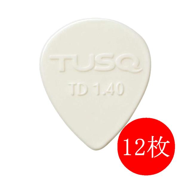GRAPH TECH 1.40mm PQP-0514-W36×12枚TUSQ PICK ホワイト ブライトトーン ピックギターパーツ等でおなじみのTUSQを素材としたピック。TUSQの持つ骨や合成素材では得られない、さらに象牙にも勝るとも劣...