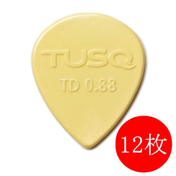 GRAPH TECH 1.40mm PQP-0588-V36×12枚TUSQ PICK ホワイト ブライトトーン ピックギターパーツ等でおなじみのTUSQを素材としたピック。TUSQの持つ骨や合成素材では得られない、さらに象牙にも勝るとも劣...