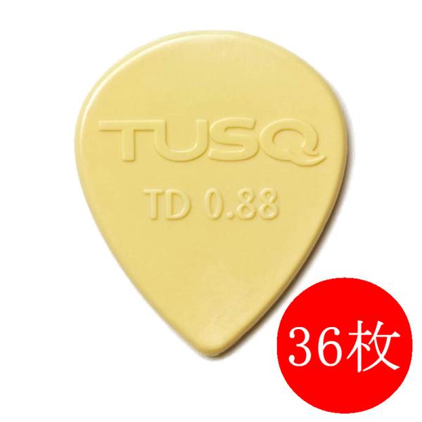 GRAPH TECH 1.40mm PQP-0588-V36×36枚TUSQ PICK ホワイト ブライトトーン ピックギターパーツ等でおなじみのTUSQを素材としたピック。TUSQの持つ骨や合成素材では得られない、さらに象牙にも勝るとも劣...