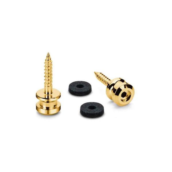 Schaller社（ドイツ）の次世代ロックシステム「S-Locks」 の「StrapPin（エンドピン、Button）」1セット2個入り（フェルト付き）サイズ：Ｍサイズ、標準（4.0×22mm）※取り付けには相応の知識や技術が必要となります...