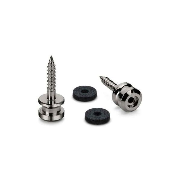 Schaller社（ドイツ）の次世代ロックシステム「S-Locks」 の「StrapPin（エンドピン、Button）」1セット2個入り（フェルト付き）サイズ：ＸＬサイズ、標準（4.5×30mm）※取り付けには相応の知識や技術が必要となりま...