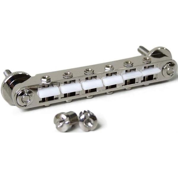 Lockable Bridgeガタつきと余分な共振を極限まで抑え、TOMタイプブリッジの悩みを解消「せっかくのセッティングも、弦交換時に変わってしまう」「チューニングが安定しない」などの、通常のTune-O-Matic（ABR-1タイプ）に...