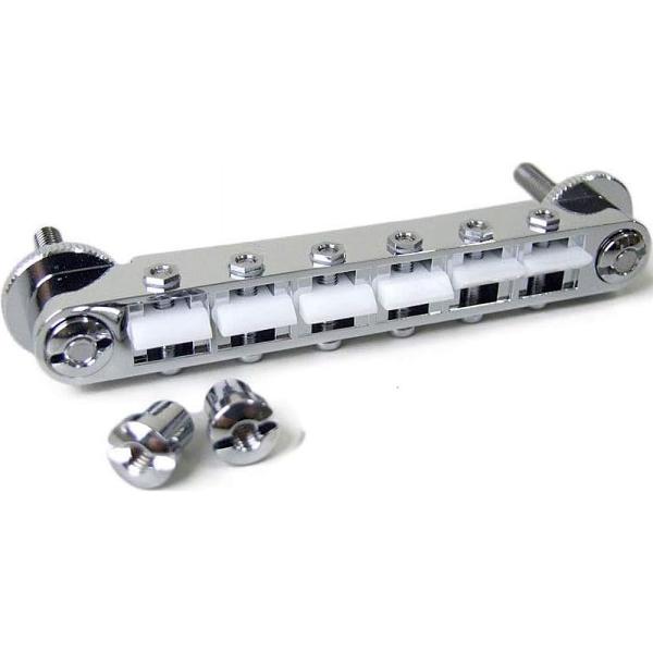 Lockable Bridgeガタつきと余分な共振を極限まで抑え、TOMタイプブリッジの悩みを解消「せっかくのセッティングも、弦交換時に変わってしまう」「チューニングが安定しない」などの、通常のTune-O-Matic（ABR-1タイプ）に...