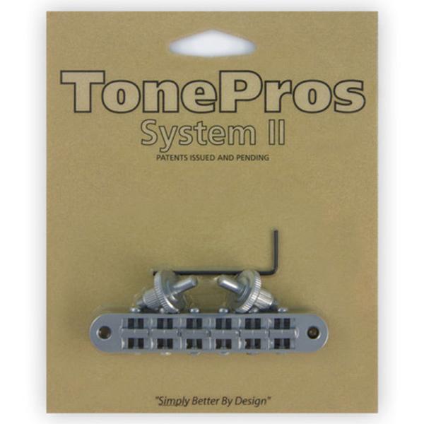 T3BPは、ナッシュビル・スモール・ポスト・タイプのTOM(Tune-O-matic)ブリッジです。多くのＵＳＡ製のギターのスタンダードブリッジ仕様です。サドルは溝加工付き仕様になっています。弦高、イントネーション調整後、ブリッジ本体とスタ...
