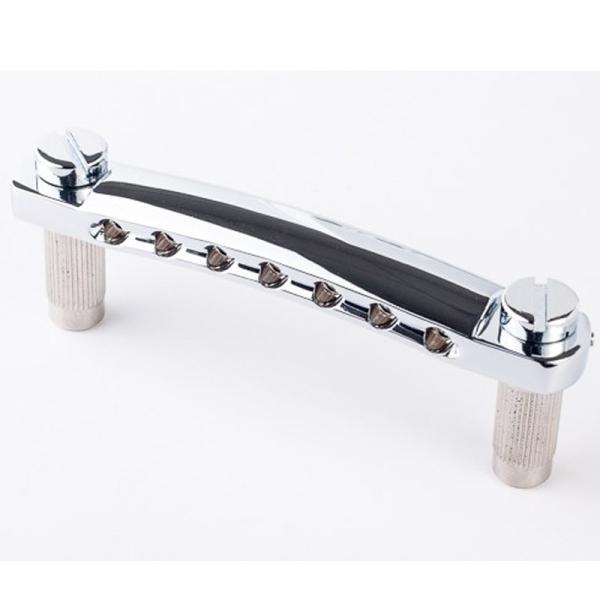 T7Zは、ミリ規格のスタッド＆アンカーを付属した7弦用テールピースセットです。殆どの日本製、アジア製のギターに搭載可能なモデルです。特許取得済みの独自のロック構造により、ギターにしっかりと固定することで弦の振動をボディに伝え、イントネーショ...