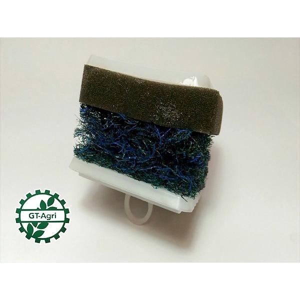 ■クボタ エンジン等に使用されているオイルバスタイプの　メーカー純正品エアクリーナーです　幅広い形式の部品として使われています。　サイズが合えば他メーカーにもご使用可能です！！■時間が経つとスポンジ部分が劣化しカスカスになり手で触ると崩れて...