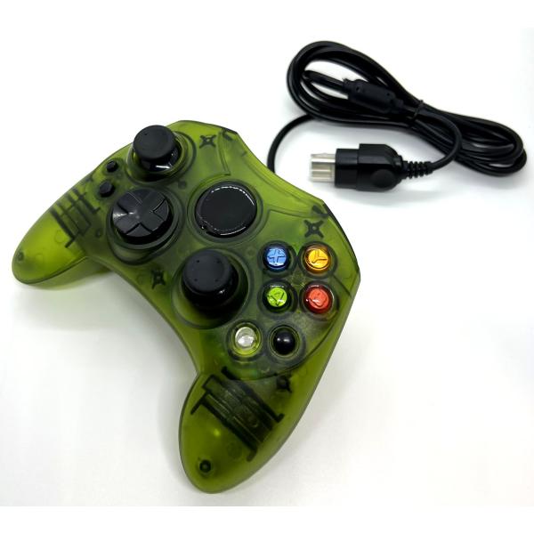初代XBOX用のコントローラーです。※マイクロソフト純正品ではございません。※海外輸入品となりますが日本国内仕様のXBOX本体で使用可能です。※ケーブル長=約 180 cm。
