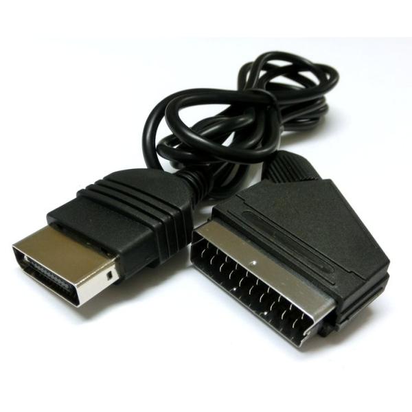 初代XBOX用のRGBケーブルです。ヨーロッパなどで多く普及しているSCART端子専用となりますので、日本国内で普及しておりましたRGB21ピン接続モニターでは使用できません。SCART端子搭載モニターでご使用ください。※非純正品となります...