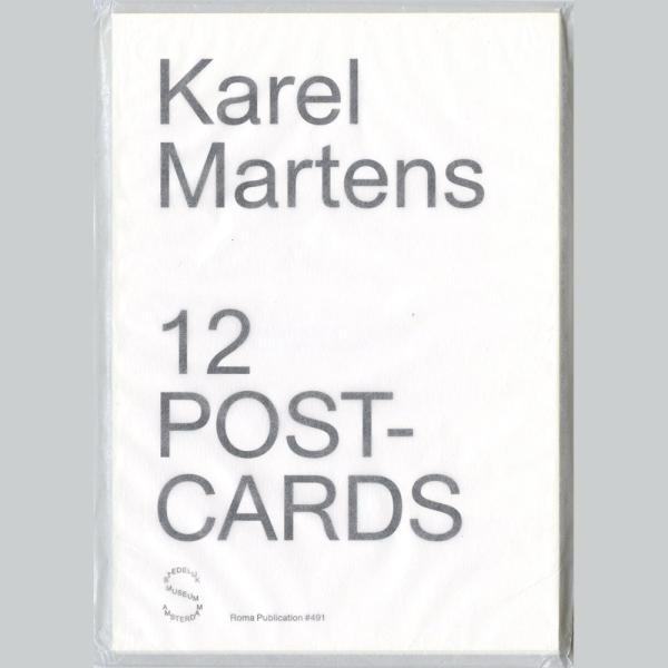 オランダを代表するグラフィックデザイナー、カレル・マルテンス（Karel Martens）のモノプリントシリーズのポストカードセットです。2025年にアムステルダム市立美術館にて開催の大規模回顧展にあわせて制作されました。