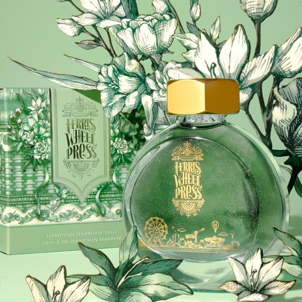 ※商品画像はメーカー側で色の加工が施されており、実際の色と異なる場合がございます。【Hampton Harbour Sage】ピクニックバスケットを持ってアバラチア山脈の麓にある、景色の良い港と古風で趣のある街並みのアメリカ東海岸を私たちと...