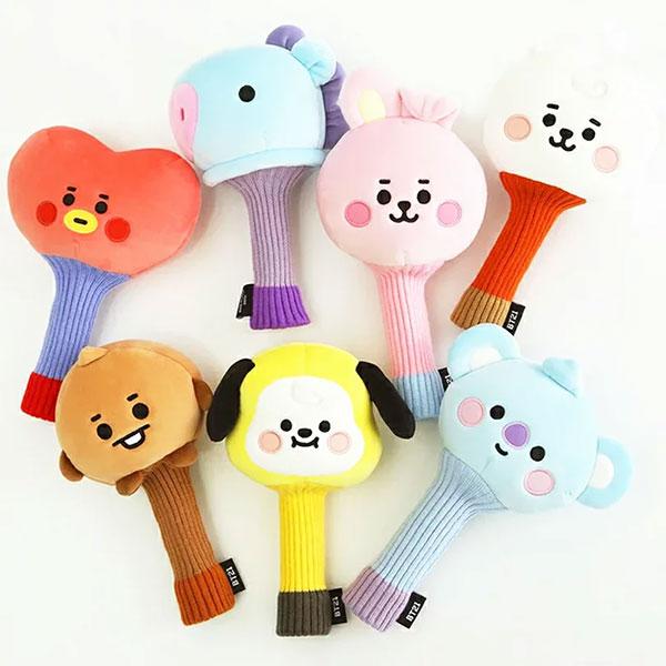 バンタン BT21 ヘッドカバー FW・UT用■キャラクター(全7種)：TATA(V)、CHIMMY(ジミン)、COOKY(ジョングク)、RJ(ジン)、SHOOKY(シュガ)、KOYA(RM)、MANG(J-HOPE)【character ...