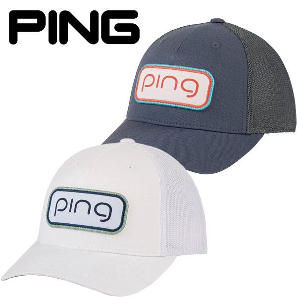 ■LADIES TRUCKER CAP 214 キャップコントラストの効いたPINGロゴパッチが付いたレディースPING　Ladies Trucker Cap US。吸湿性の高いSensorCoolヘッドバンド採用したゴルフキャップ。素材：...