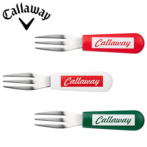 Callaway Fork Divot Tool 24 JMフォークをイメージしたポップなディボットツール。グリーンの補修がしやすい3本歯タイプ。■カラー：ホワイト(5924019)、レッド(5924020)、グリーン(5924021)■素...