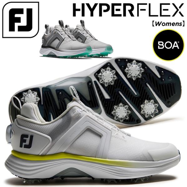至極の一足。ツアーレベルの安定性と快適性。次世代のゴルファーに向けて開発された、フットジョイの挑戦がつまった一足。快適な履き心地とスイング中の安定性を高次元で実現。あなたのプレーをさらなる高みへ。FJ HYPERFLEX BOA(98192...