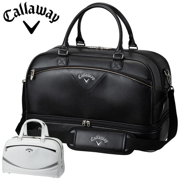 Callaway Exia DL Boston 26JM上部と下部がセパレートされた２層式ボストンバッグ。収納力が高く、シューズも収納可能。W495mm×H320mm×D245mm合成皮革Made in China(5926004)ホワイト...