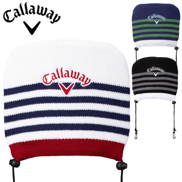 Callaway Knit Ironcover 26 JMカジュアルなボーダー柄が特徴のニットタイプのヘッドカバー。アイアン用。※一部モデルには対応しません。アクリルMade in China(5526017)クリーム、(5526018)ネ...