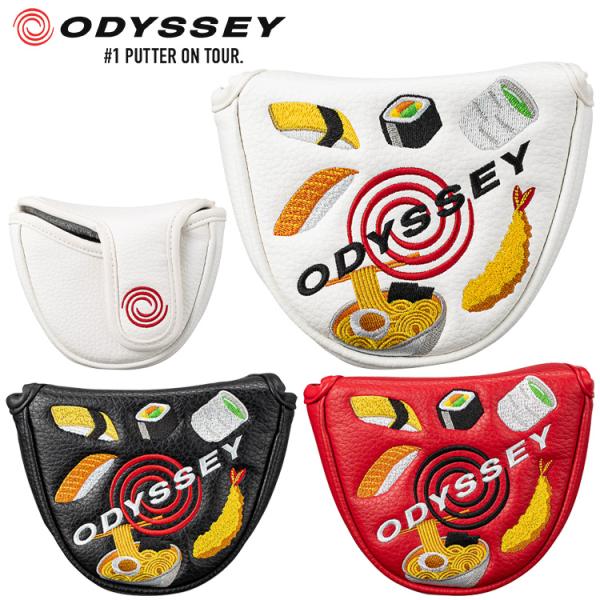 Odyssey F Mallet Putter Cover JP 26 JM※一部モデルには対応しません。合成皮革Made in China(5526084)ホワイト、(5526086)ブラック、(5526088)レッド