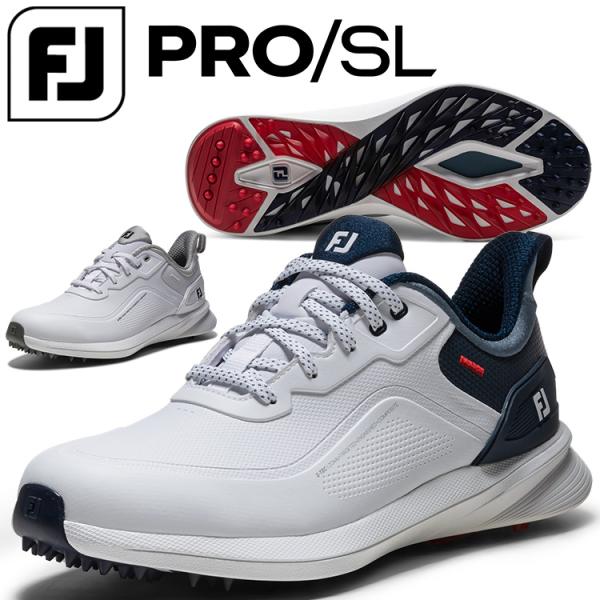 FootJoy Pro SL 革新的なスパイクレスシューズが登場デザインと構造を再設計し、前作比10％の軽量化、30％のグリップ力向上を実現。素材：防水人工皮革原産国：ベトナムウィズ：Wカラー：(56949)ホワイト/ブルー、(56951)...