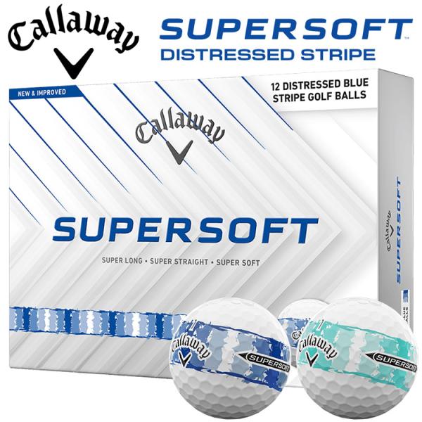 SUPERSOFT DISTRESSED STRIPE 帯を並べてグラデーションにした新しいアライメント「SUPERSOFT DISTRESSED STRIPEボール」は、非常にソフトなフィーリングでアメリカでも日本でも人気のSUPERSO...