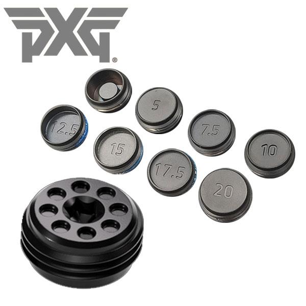 純正品 PXG Operator Woods/Putter Replacement Disc Weights 日本正規取扱品約2.5グラムから約20グラムまでの8種類：2.5g（チタン製）、5g、7.5g、10g、12.5g、15g、17....