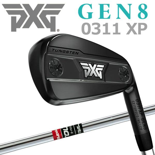 ピーエックスジー GEN 8 XP Xtreme Dark Irons 日本仕様トゥルーテンパー Ture Temper V2 Elevate Tour スチールシャフトアイアン1本 単品（＃5・＃6）■ブラックアイアン Black太陽光の...