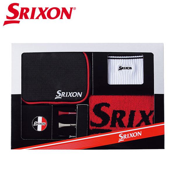 SRIXON GGF-30408■内容：ウォッシュタオル×1、ポーチ×1、ソックス×1、マーカー×1、ウッドティ×3〈ホワイト、レッド、ブラック各1本〉■素材/サイズ：〔ウォッシュタオル〕綿100％・約340×360mm〔ポーチ〕ポリエステ...