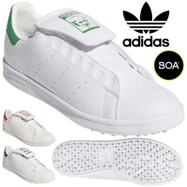 Stan Smith BOA Spikeless Golf Shoes オリジナルスゴルフ待望のBOAフィットシステム搭載シューズ。オリジナルズのシューズとしては初のBOA搭載モデルとなっていながら、アイコニックなスタンスミスのシルエットや...