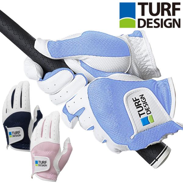 TURF DESIGN TDGL-2170L甲側ニットで通気性に優れ、高伸縮性で手にフィット。手の平側合皮はデジタルエンボスでグリップ性を向上。両手仕様で日焼けを防ぐ。素材：合成皮革＋伸縮ニットサイズ：S(18~19cm)、M(19~20c...