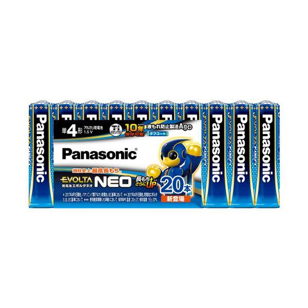 【商品名】 パナソニック アルカリ乾電池エボルタNEO 単4形 LR03NJ/20SW 1セット（100本：20本×5パック） 【ジャンル・特徴】 乾電池エボルタを超えた乾電池エボルタNEO！ [ LR03NJ/20SW ]