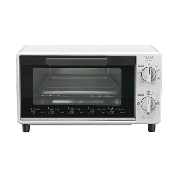 【商品名】 KNチヨダNEOVE 温度調節機能付きオーブントースター ホワイト NTM-A8WT 1台