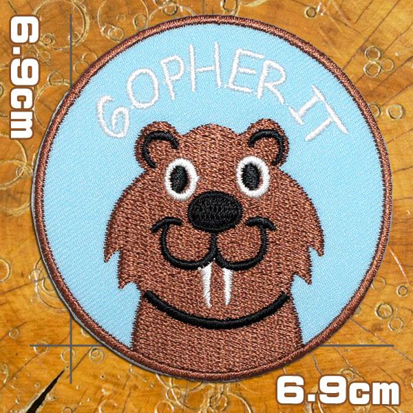 Gopher It「Go fou it(がんばれ、やってみろ）」と動物の「Gopher（ホリネズミ/ゴーファー）」を掛けたダジャレ応援メッセージブルーの背景に白い文字が映え、何かに挑戦するお子様・ご友人へのプレゼントにもおすすめ。ジャケット...