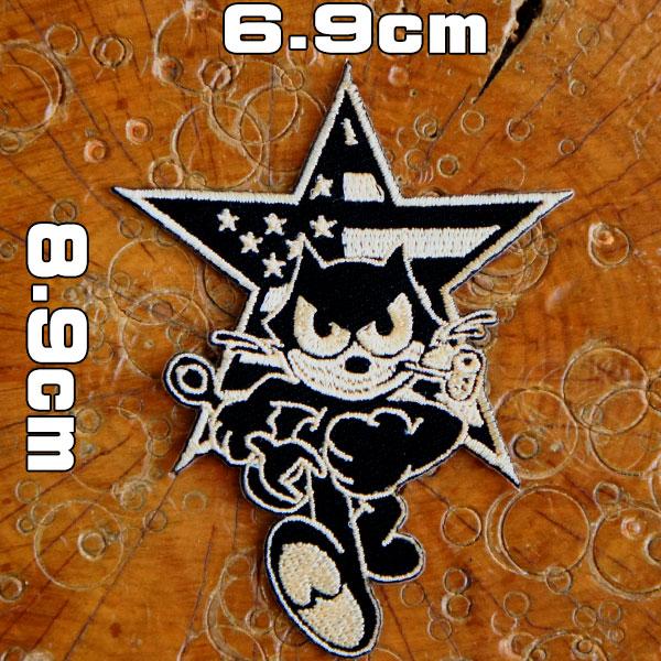 アイロン接着 刺繍ワッペン！ワークジャケット、デニム、シャツ、ツナギ、バッグなど気軽にカスタム！熱に弱い素材や付きにくい素材には、縫い付けや手芸用ボンドで取り付けてください。