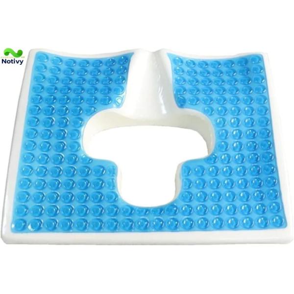 床ずれ防止 クッション 介護用 尾てい骨シートクッション 体圧分散マット 車椅子 ジェルクッション ムレ予防 通気性 カバー付き 老人ホーム 洗える 衝撃吸収 高