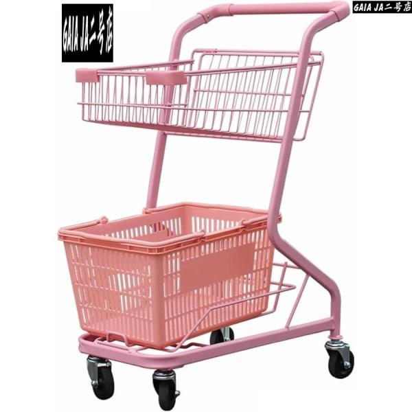 高品質の材料とデザイン:このショッピングカートはバリと錆がなく、強力な接着性のプラスチック粉末プロセスで作られたQ195材料を採用します。スーパーやショッピングセンター、コンビニでの利用に最適です。ショッピングカートショッピングカートタタミ...